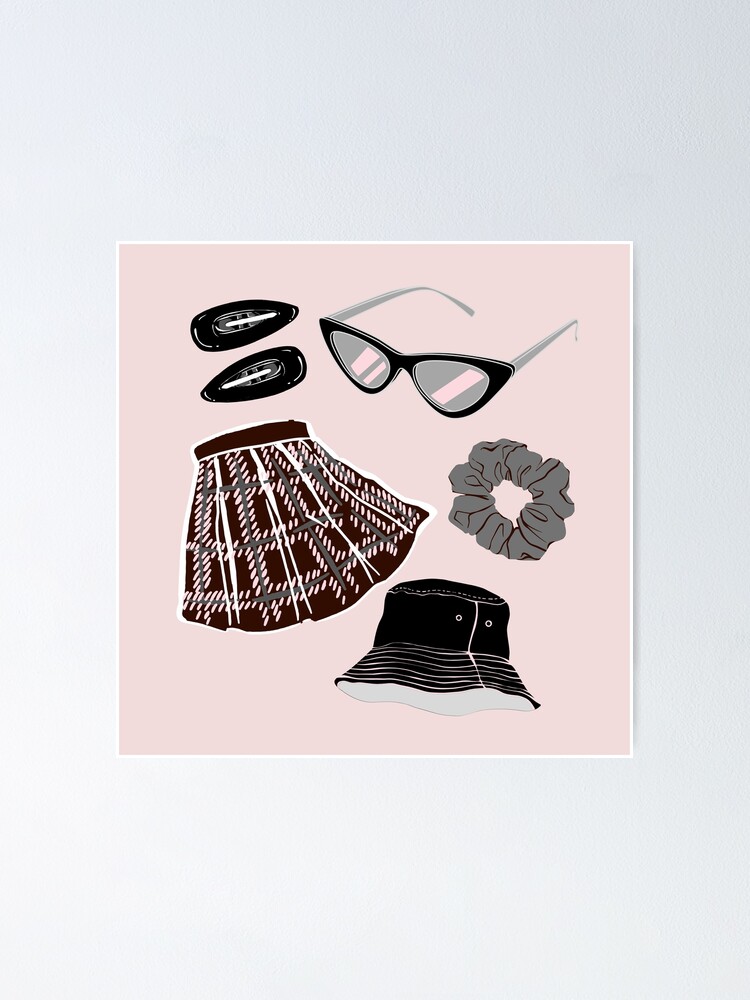 "Egirl Essentials" Poster by syarifahrasul | Redbubble