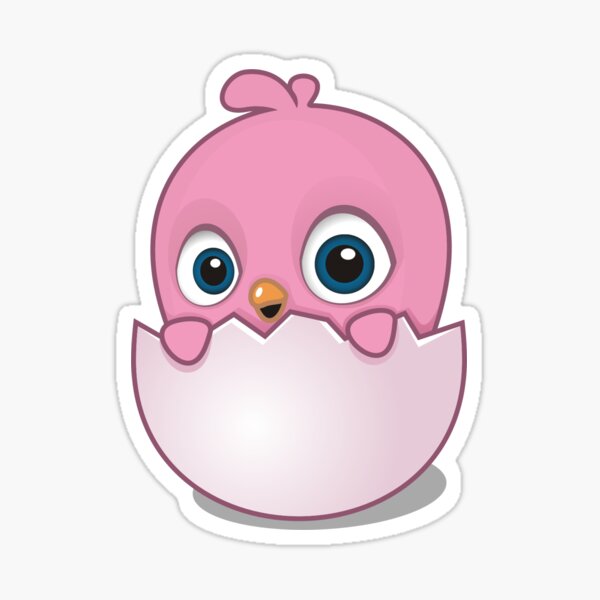 Bird Comes Out Of An Egg Sticker For Sale By Smartcircle Redbubble bird-comes-out-of-an-egg-sticker-for-sale-by-smartcircle-redbubble