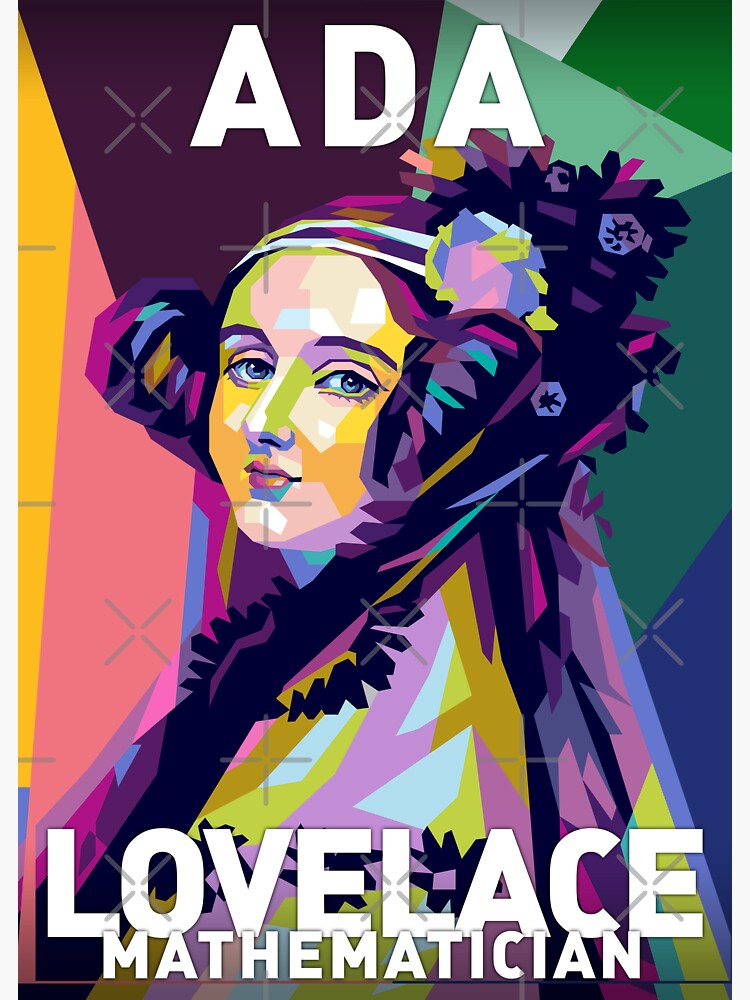 "Ada Lovelace" Sticker for Sale by Shecience | Redbubble