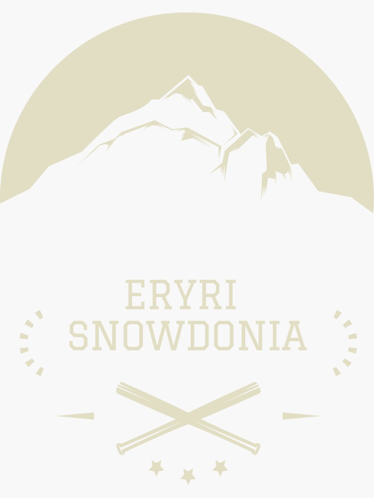" Eyri snowdonia" Sticker for Sale by DomZo | Redbubble
