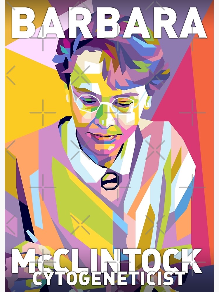"Barbara McClintock" Poster by Shecience | Redbubble