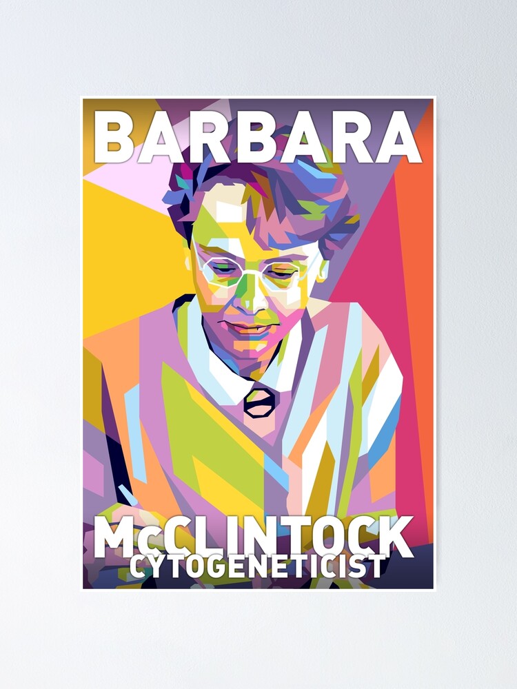 "Barbara McClintock" Poster by Shecience | Redbubble