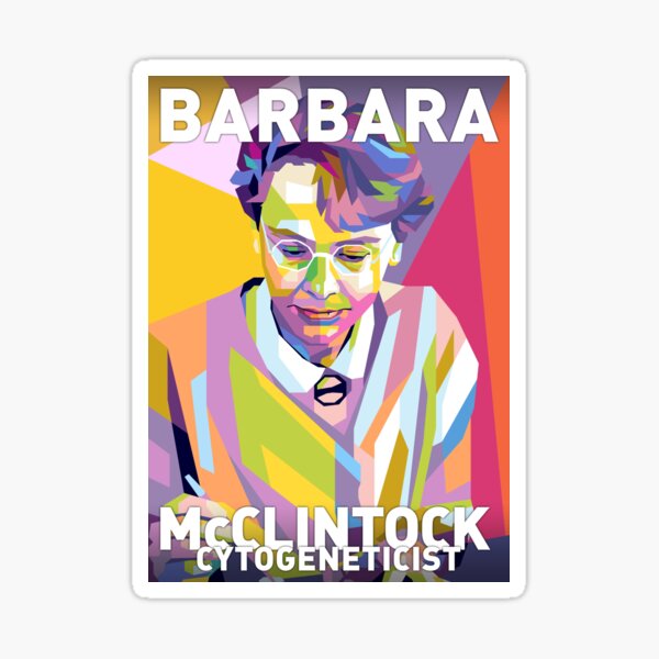 "Barbara McClintock" Sticker for Sale by Shecience | Redbubble