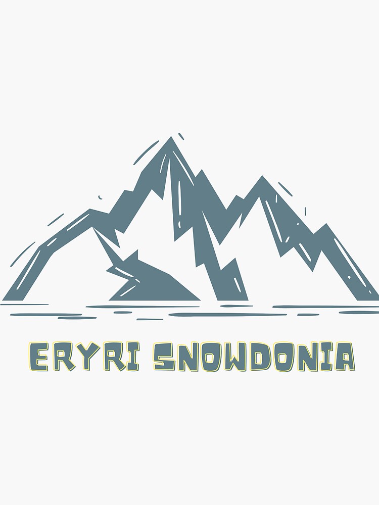 "Eryri " Sticker for Sale by DomZo | Redbubble
