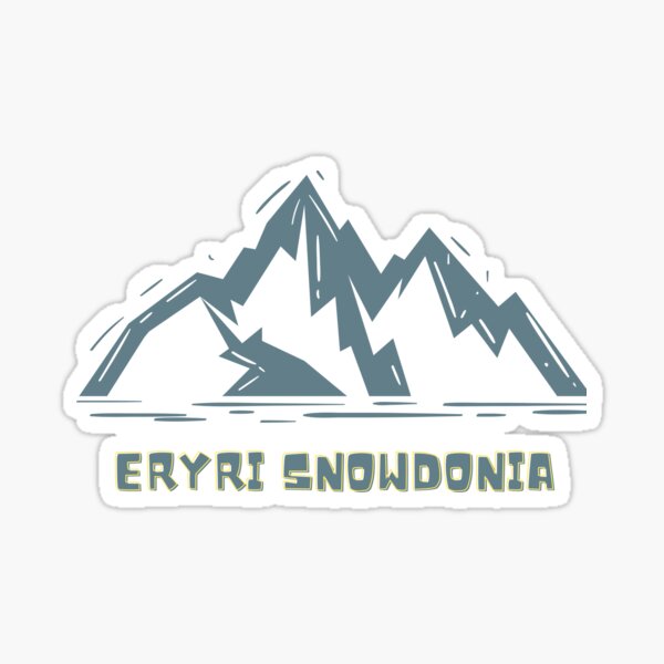 "Eryri " Sticker for Sale by DomZo | Redbubble