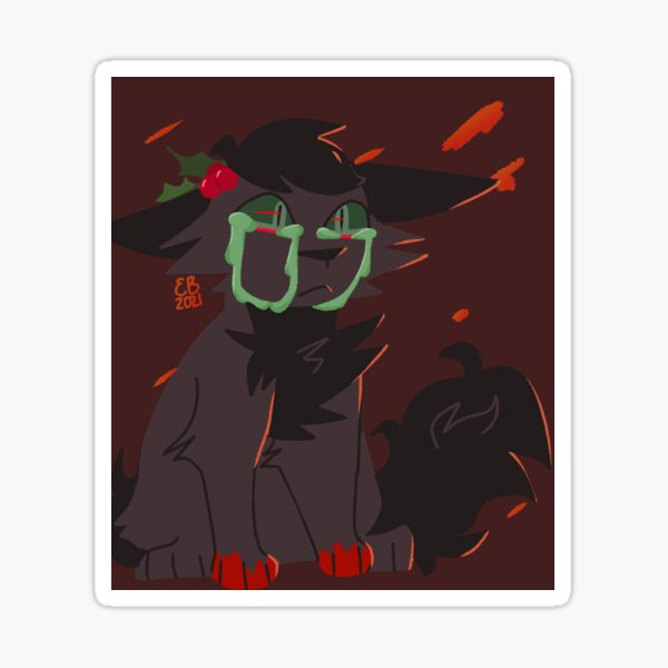 "Hollyleaf Memories" Sticker for Sale by Landfill-Luna | Redbubble
