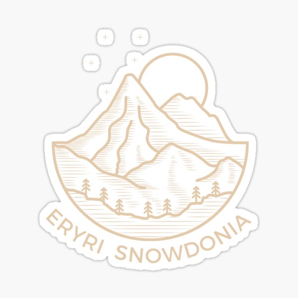 "Eryri " Sticker for Sale by DomZo | Redbubble