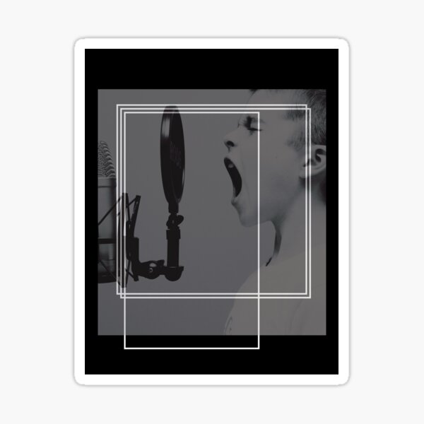 "Black and white aesthetic line art" Sticker for Sale by Mgaudiosi ...