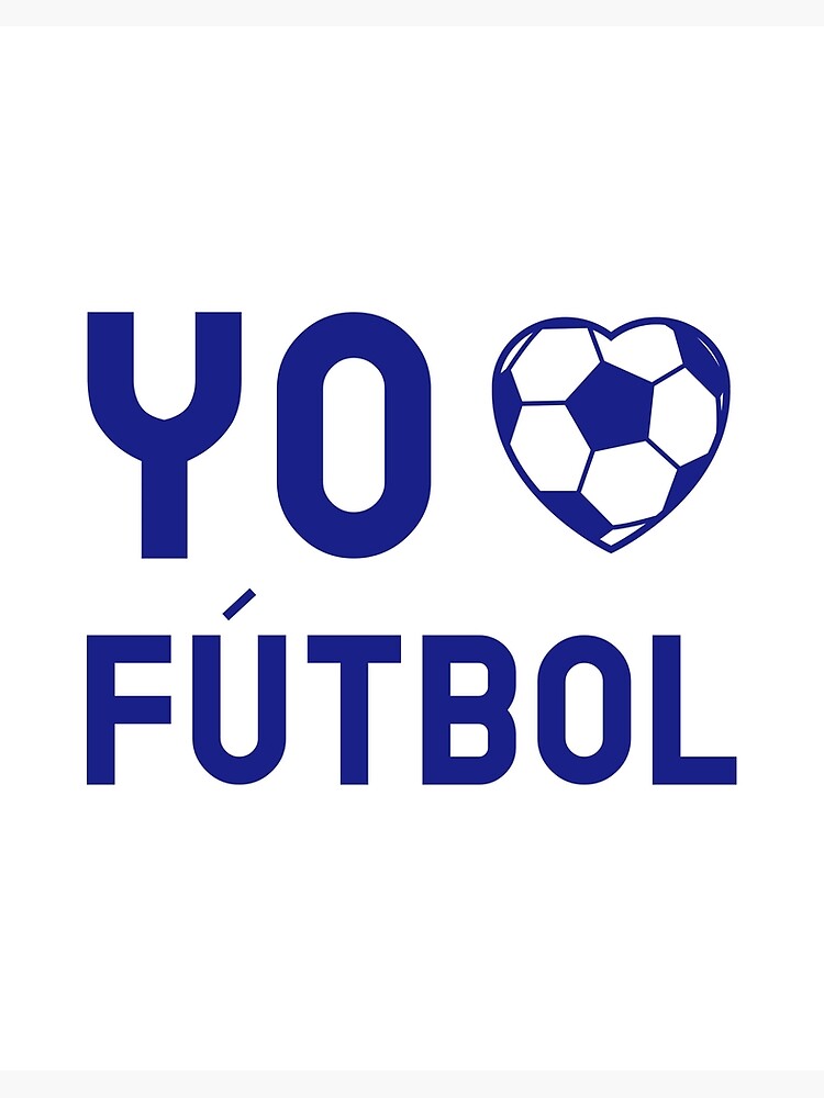 "Yo Amo Futbol - I Love Soccer" Art Board Print for Sale by ...
