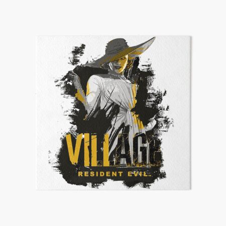 "Lady Dimitrescu Village Resident Evil Classic" Art Board Print for ...