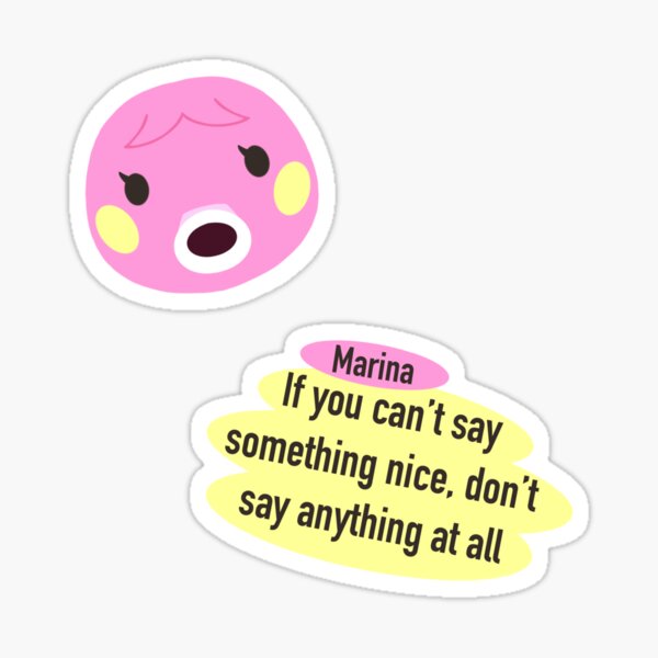 "Marina with Quote" Sticker for Sale by AmiaDDesign | Redbubble