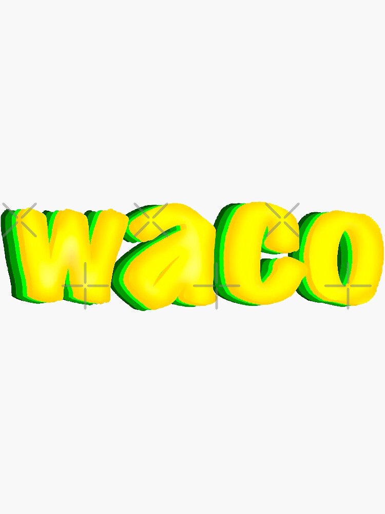 "Waco Texas" Sticker for Sale by madisonsummey | Redbubble