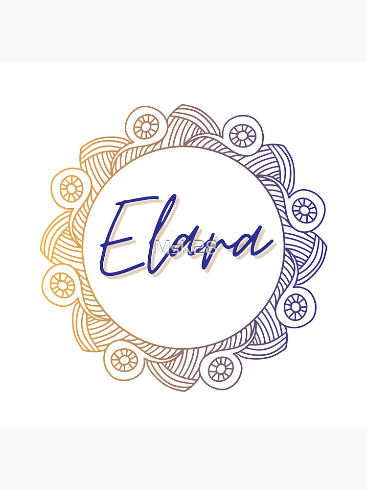 "Elara Cutie Name Tag" Sticker for Sale by MsK28 | Redbubble