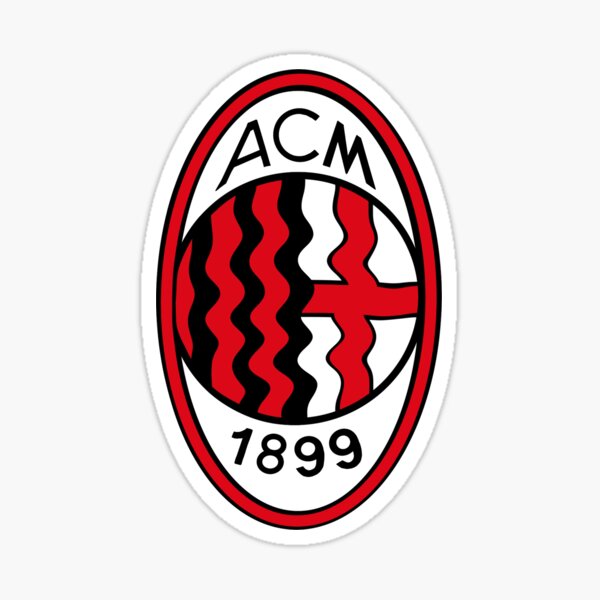 "AC Milan " Sticker by kt102000 | Redbubble