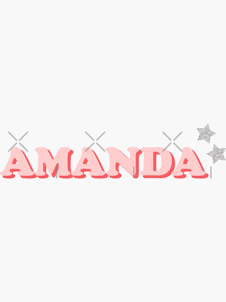 "Amanda" Sticker for Sale by laineystudios | Redbubble