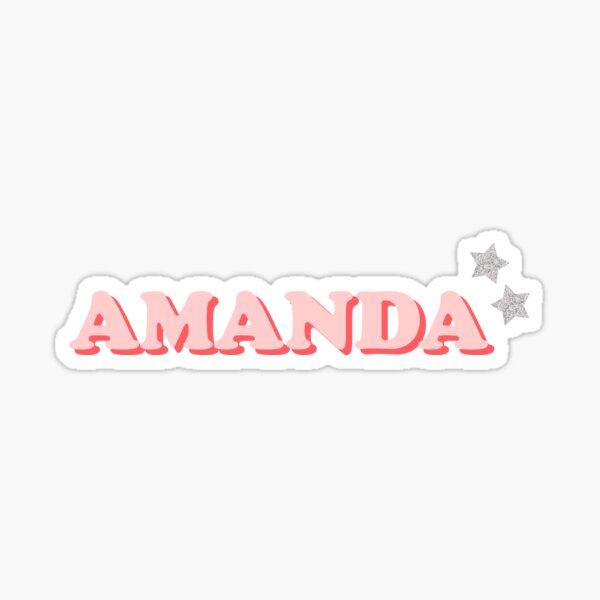 "Amanda" Sticker for Sale by laineystudios | Redbubble