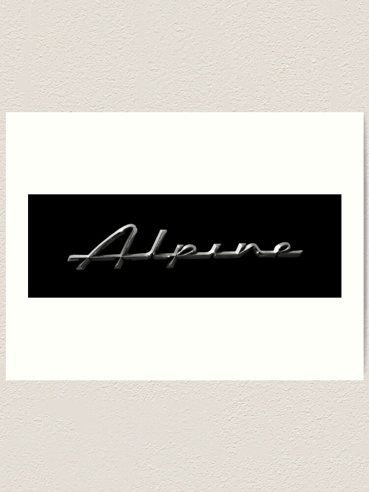 "Sunbeam Alpine classic car logo" Art Print for Sale by soitwouldseem ...