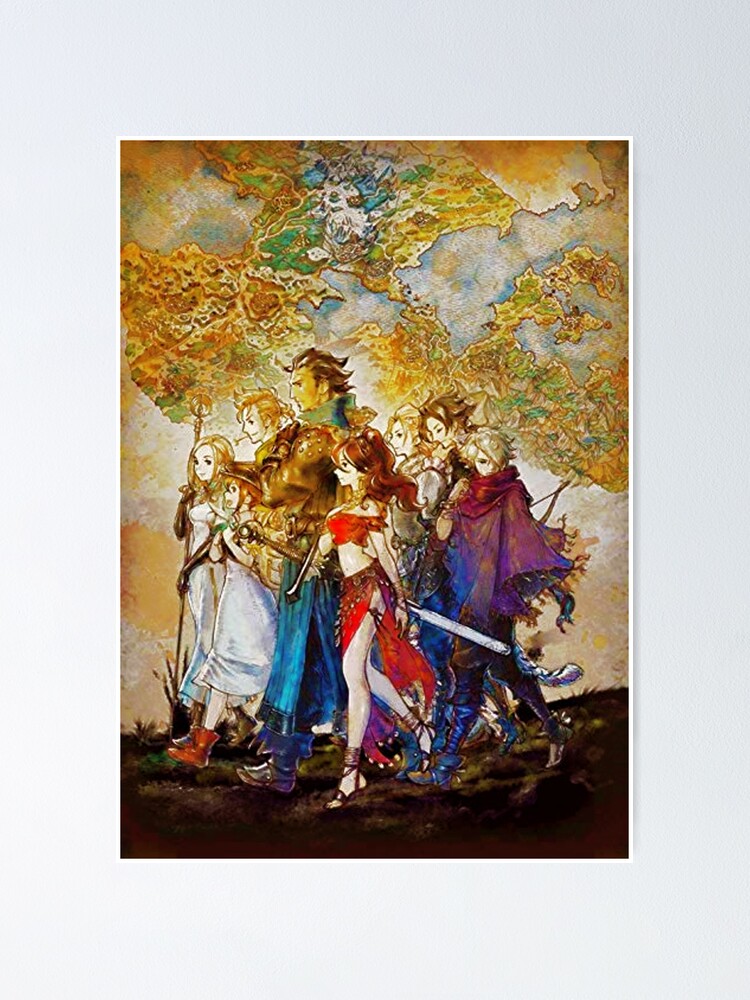 "Octopath Traveler Character Artwork" Poster for Sale by uprooted ...