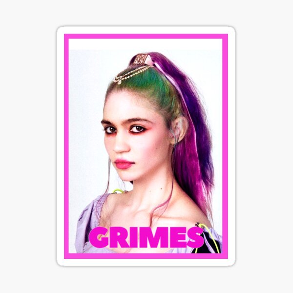 "Grimes" Sticker for Sale by uprooted | Redbubble