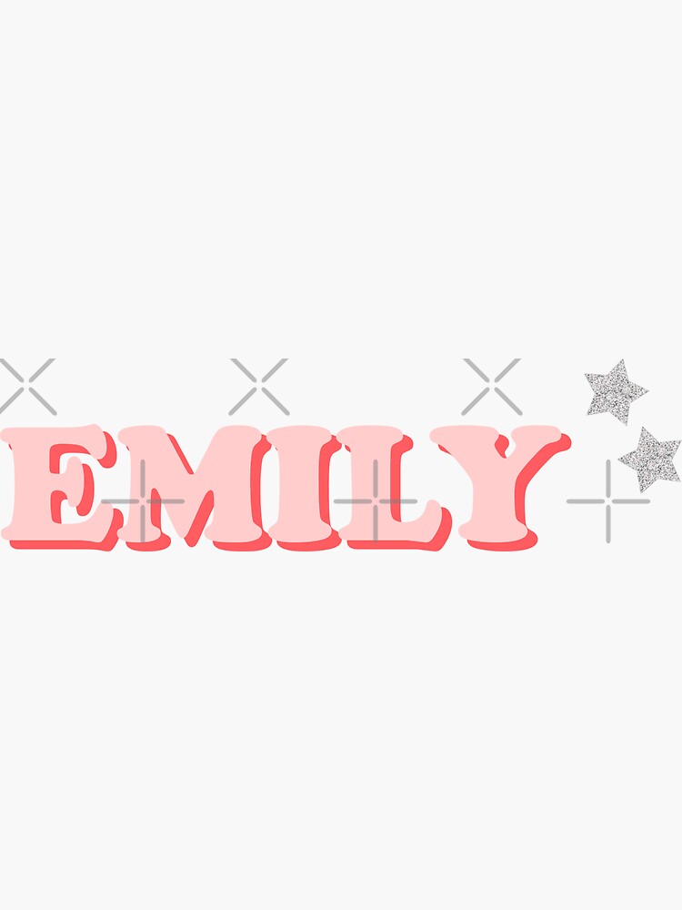 "Emily" Sticker for Sale by laineystudios | Redbubble