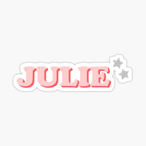 "Julie" Sticker by laineystudios | Redbubble