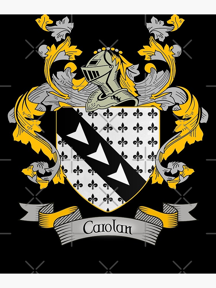 Póster «Escudo de armas de Carolan | Cresta de la familia Carolan» de ...