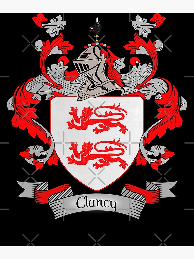 "Clancy Coat of Arms | Clancy Family Crest" Photographic Print for Sale ...