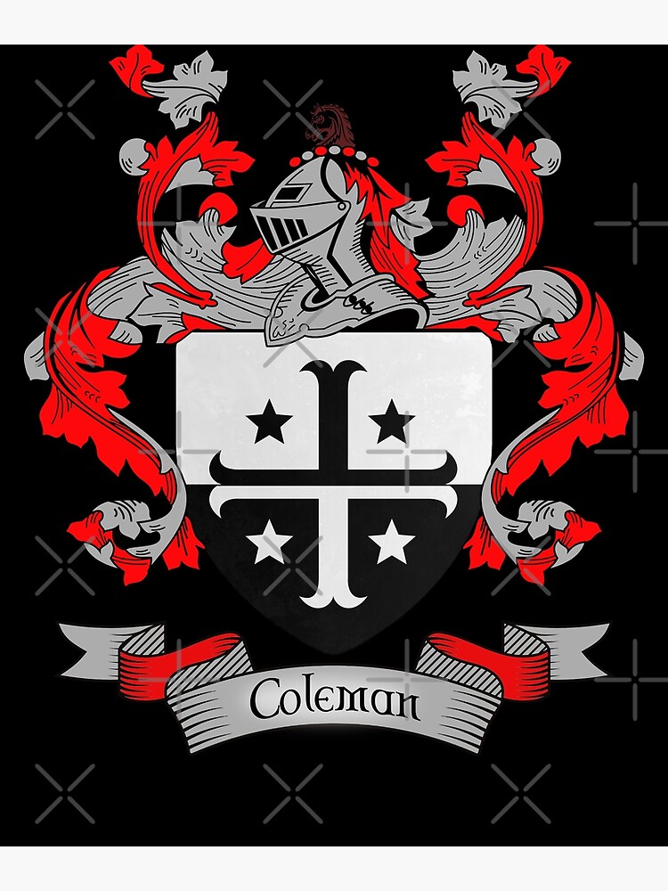 "Coleman Coat of Arms | Coleman Family Crest" Poster for Sale by ...