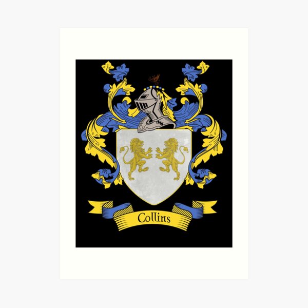 "Collins Coat of Arms | Collins Family Crest" Art Print by chuppys ...
