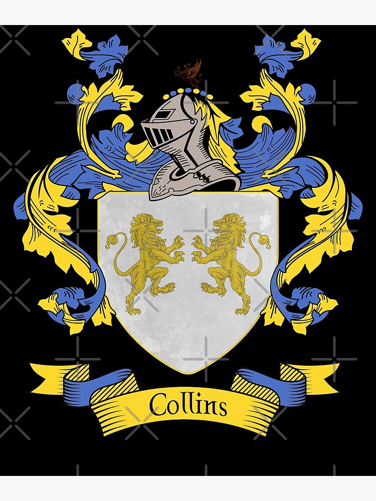 "Collins Coat of Arms | Collins Family Crest" Art Print by chuppys ...