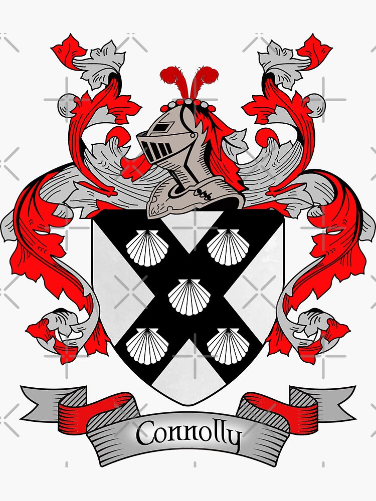 "Connolly Coat of Arms | Connolly Family Crest" Sticker for Sale by ...