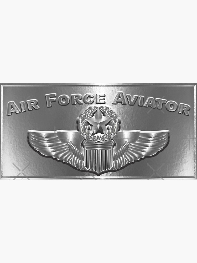 "Air Force Master Aviator Wings USA Flag" Sticker by SoldierAlways ...