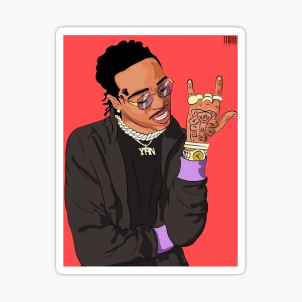 "Quavo" Sticker for Sale by StankoDesiigner | Redbubble