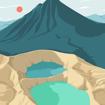 "Kelimutu Nasional Park - Indonesia" Poster for Sale by JENTZBOM-ART ...