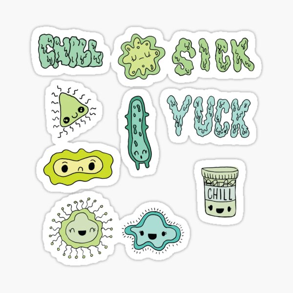 Germs Stickers | Redbubble
