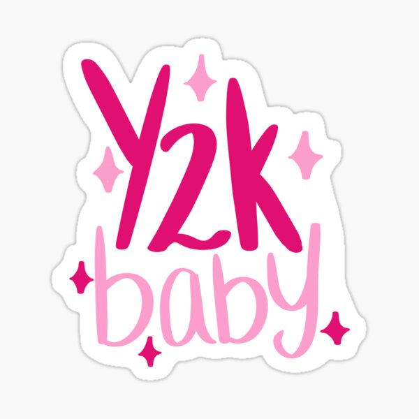 "Y2K baby" Sticker by KristenST | Redbubble