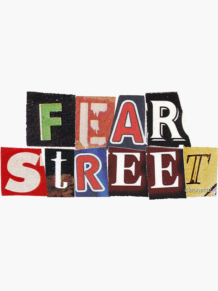 "Fear street" Sticker for Sale by cleonette | Redbubble