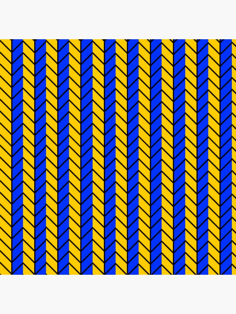 "Blue yellow line covered " Sticker for Sale by KingTime | Redbubble
