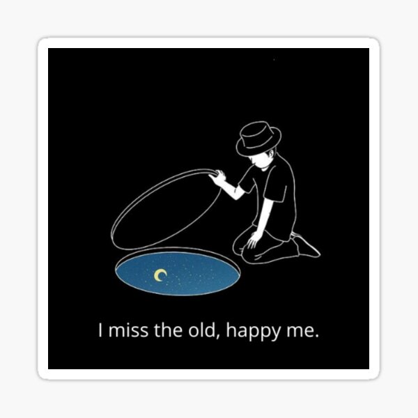 "Sad Boy" Sticker by arviemale | Redbubble