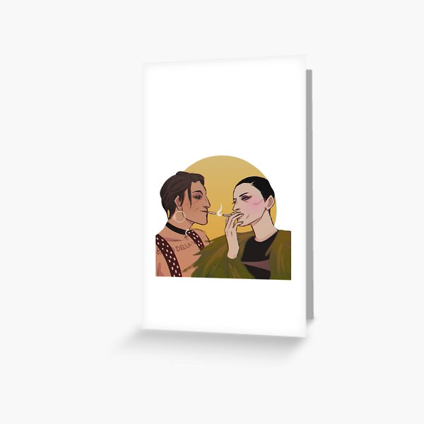 "Damiano David and Kateryna Pavlenko" Greeting Card for Sale by AaPink ...