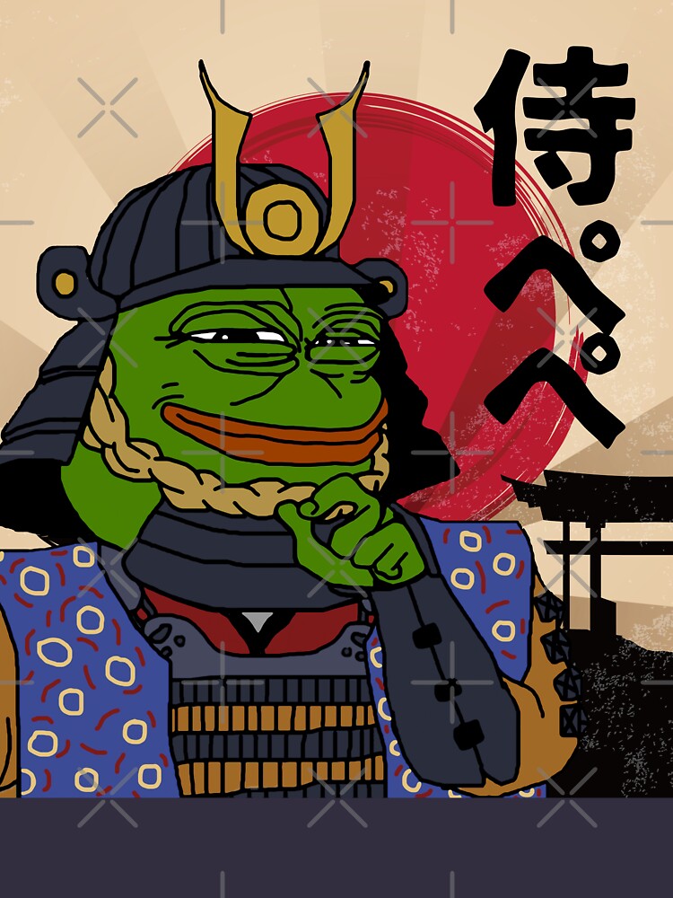 "Samurai Pepe" T-shirt for Sale by JAPStyle | Redbubble | japstyle t ...