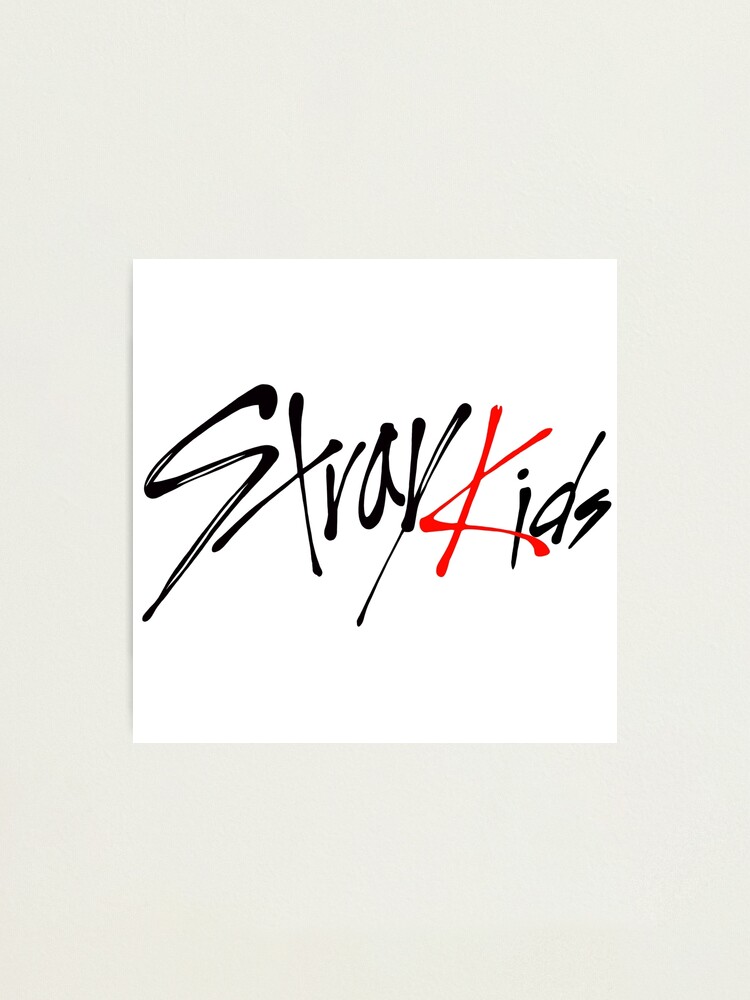 "Stray Kids logo sticker" Photographic Print by sonka07 | Redbubble