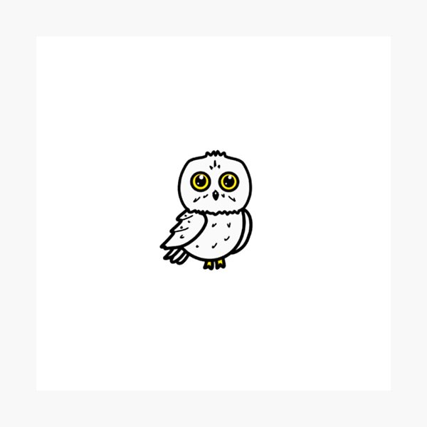 "Cute Hedwig Cartoon " Photographic Print for Sale by Rompeiy Art ...