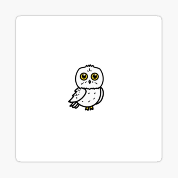 "Cute Hedwig Cartoon " Sticker for Sale by amrutha0505 | Redbubble
