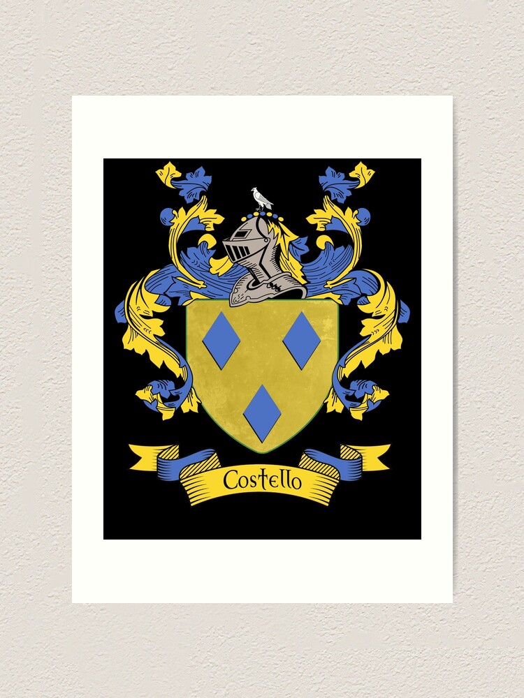 "Costello Coat of Arms | Costello Family Crest" Art Print by chuppys ...