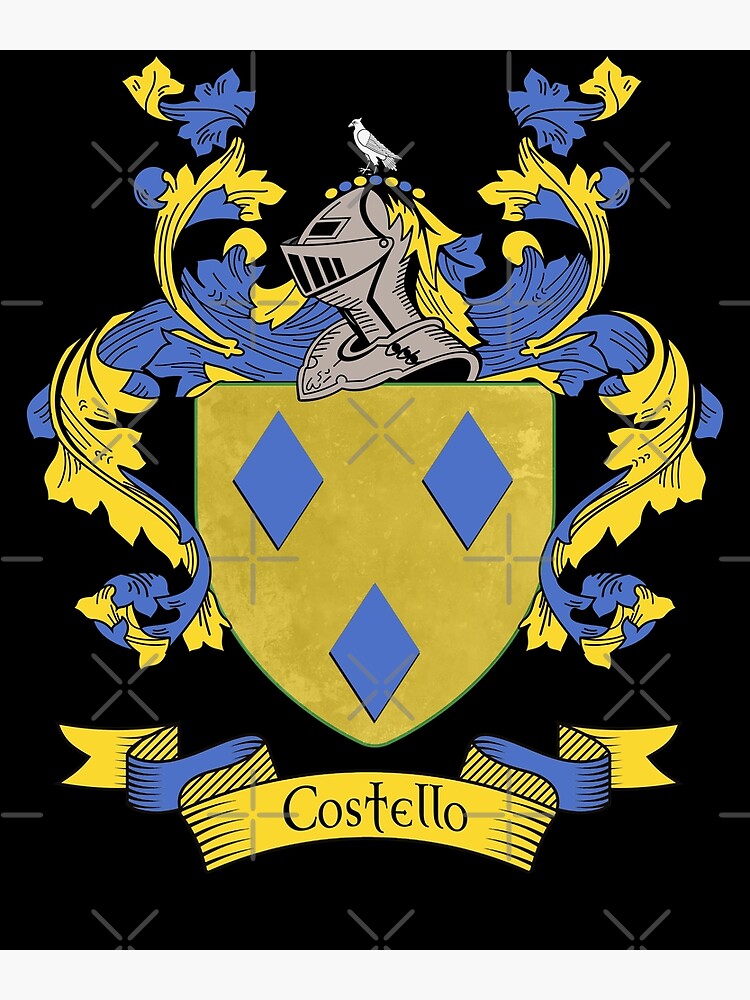 "Costello Coat of Arms | Costello Family Crest" Poster for Sale by ...
