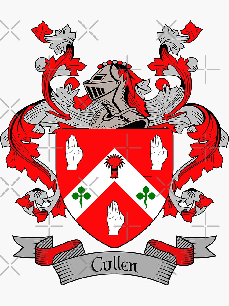 "Cullen Coat of Arms | Cullen Family Crest" Sticker for Sale by chuppys ...