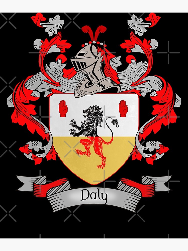 "Daly Coat of Arms | Daly Family Crest" Poster for Sale by chuppys ...