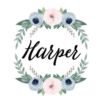 "Harper" Sticker for Sale by Arianna Gallardo | Redbubble