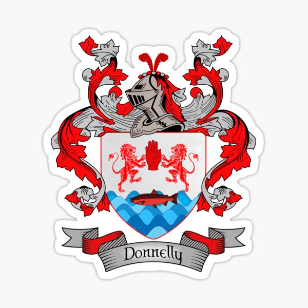 "Donnelly Coat of Arms | Donnelly Family Crest" Sticker for Sale by ...